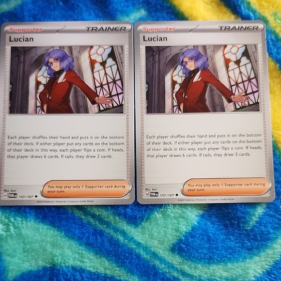 Pokemon | Toys | Pokemon Trainer Lucian Trading Cards Red And Blue ...